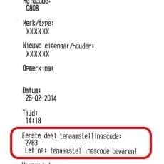 Voorbeeld tenaamstellingscode? Je ziet het op Alpina.nl